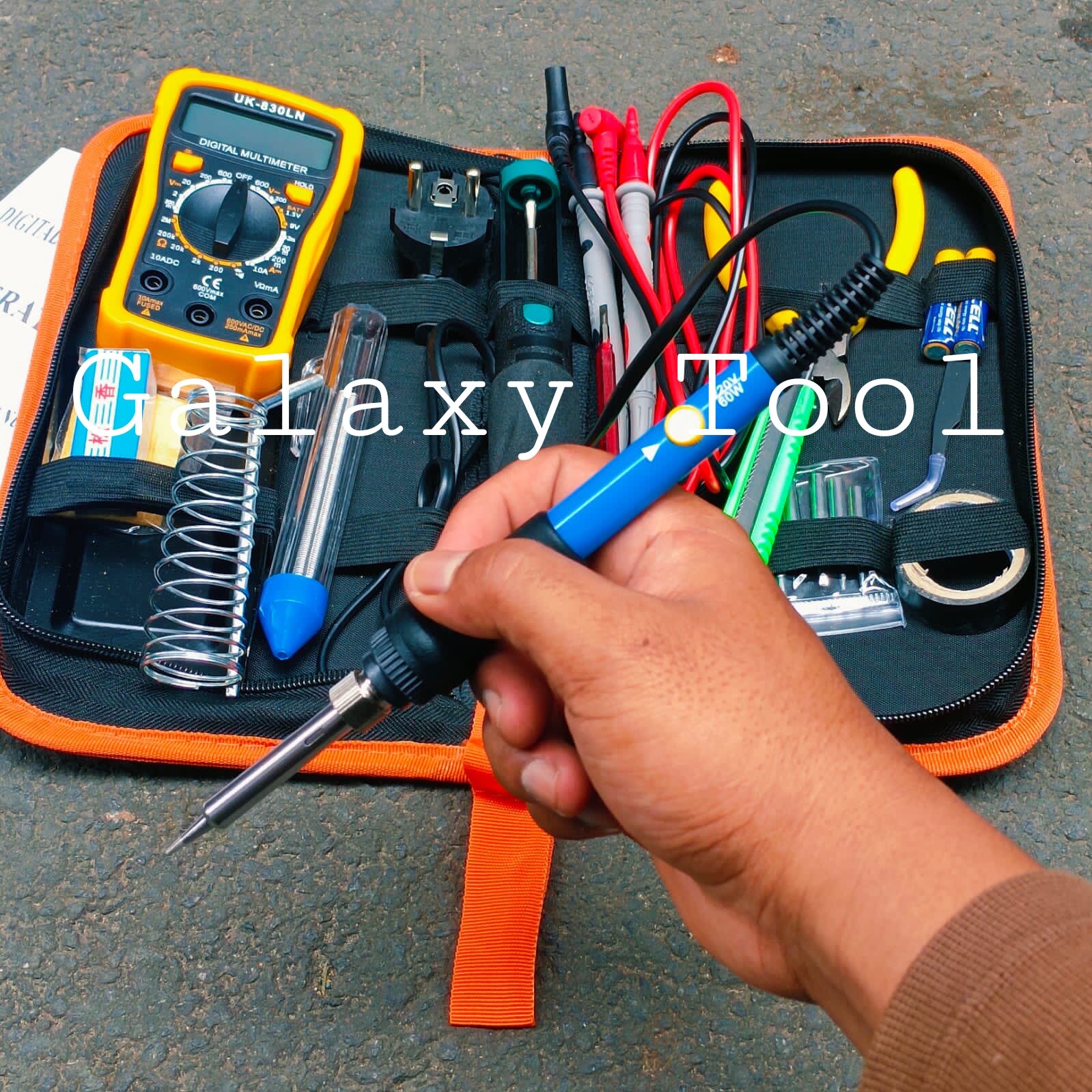 Solder listrik Set lengkap Electric Soldering Iron Toolkit set 220V ...