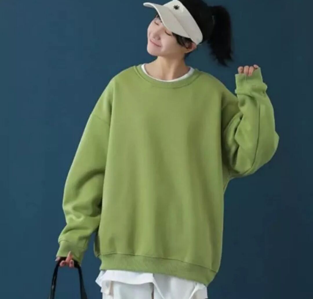 Switer distro basic sweater polos oblong unisex pria wanita fleece one ...