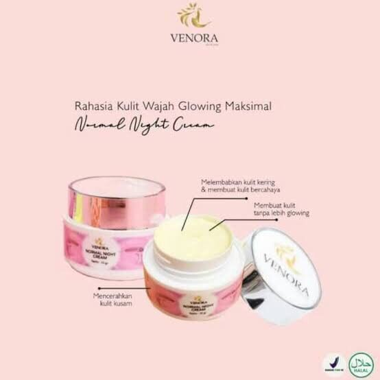 Brightening night cream venora skincare | Lazada Indonesia