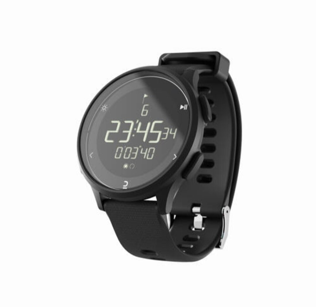 Jam tangan kalenji w500 m hitam running 2022 - decathlon | Lazada Indonesia