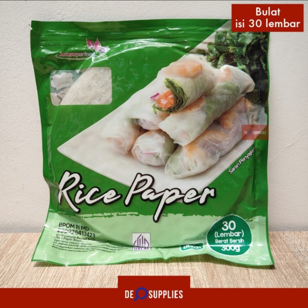 Rice Paper / Kulit Lumpia Vietnam Bulat 30 Lembar - Banh Trang JSF ...