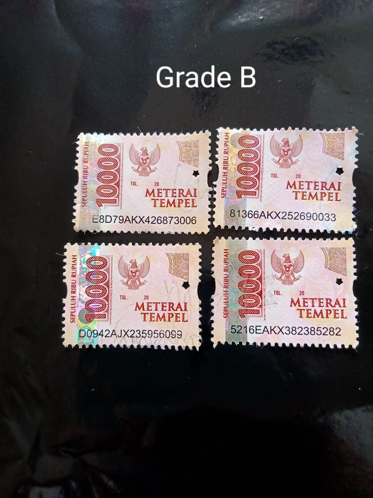 materai 10000 Grade B ( 100 pcs ) | Lazada Indonesia