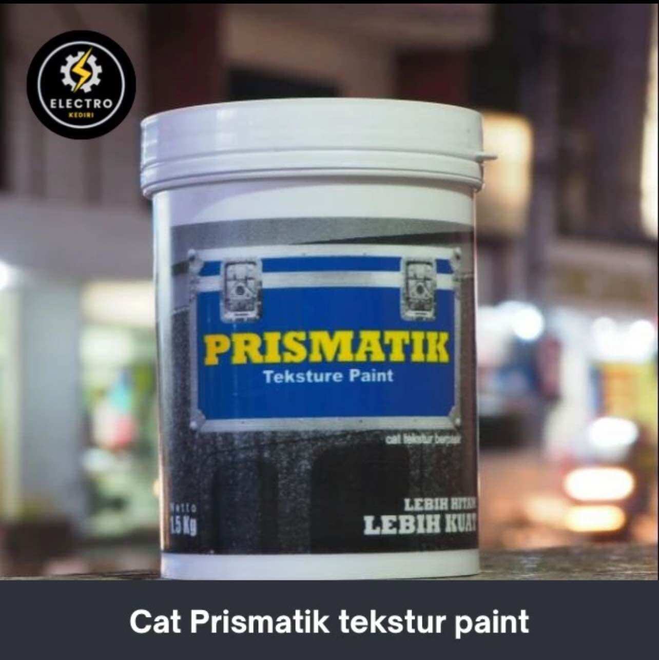 Cat prismatik hitam tekstur speaker bagus asli 1500gram | cet prismatic ...