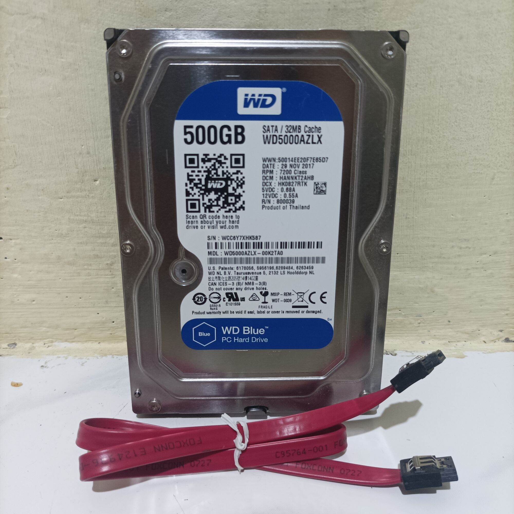Hardisk PC Komputer HDD 500GB + Kabel SATA + isi Windows | Lazada Indonesia