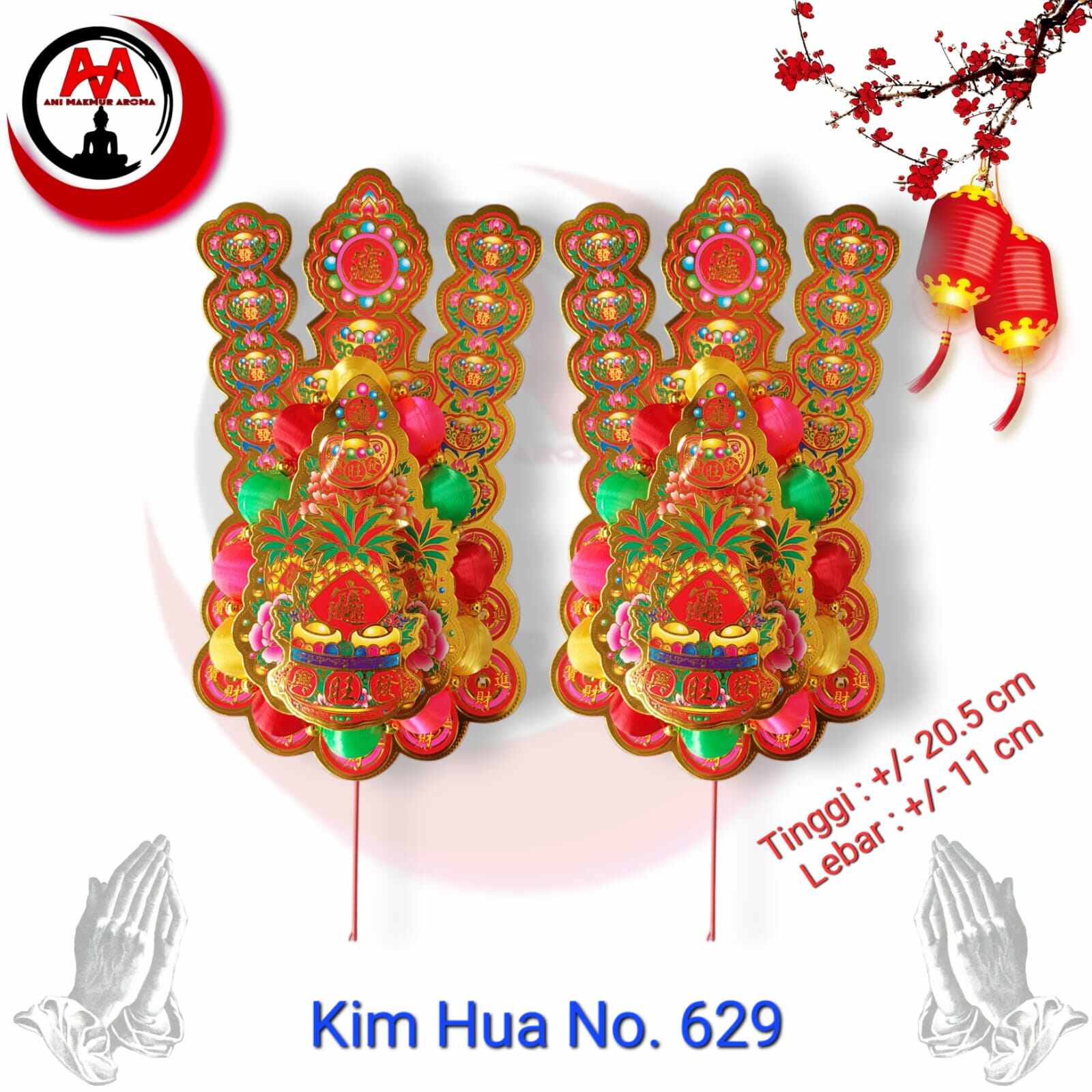 Kim Hua Kim Hue Kim Fa Bola Sembahyang No 629 | Lazada Indonesia