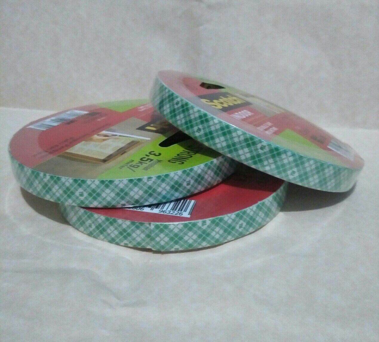 double tape super kuat untuk tembok / 3M scotch mounting tape indor ...