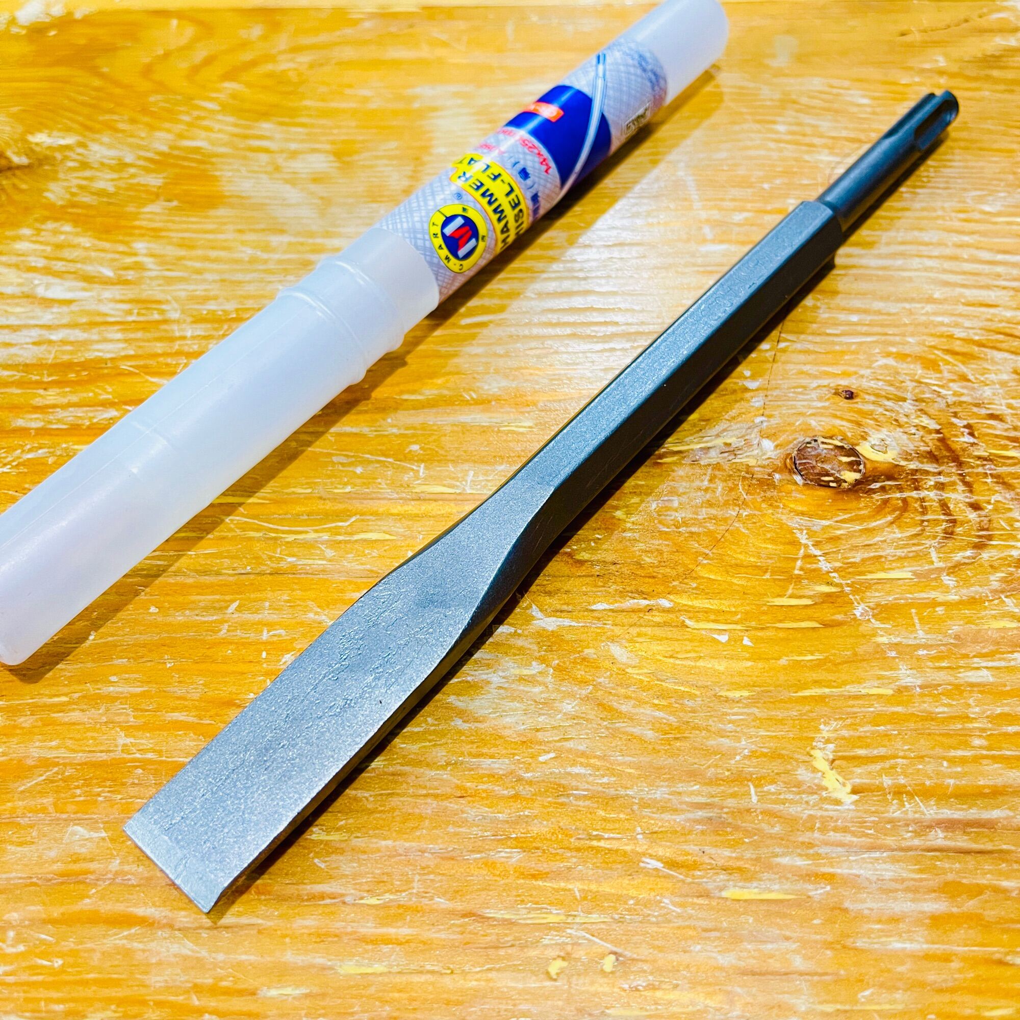 Mata bor bobok tembok beton SDS PLUS chisel flat / PIPIH untuk bosch ...