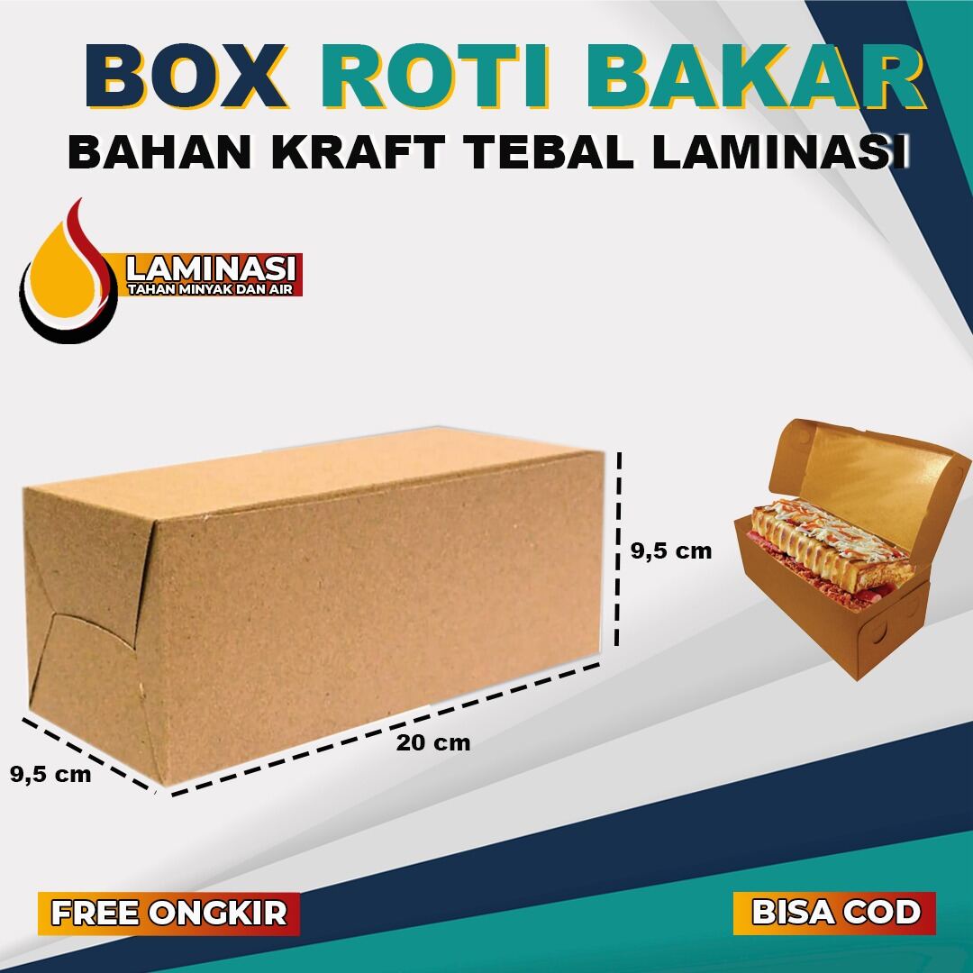 Dus Roti Bakar|Box Roti Bakar, Isi 50 pcs | Lazada Indonesia