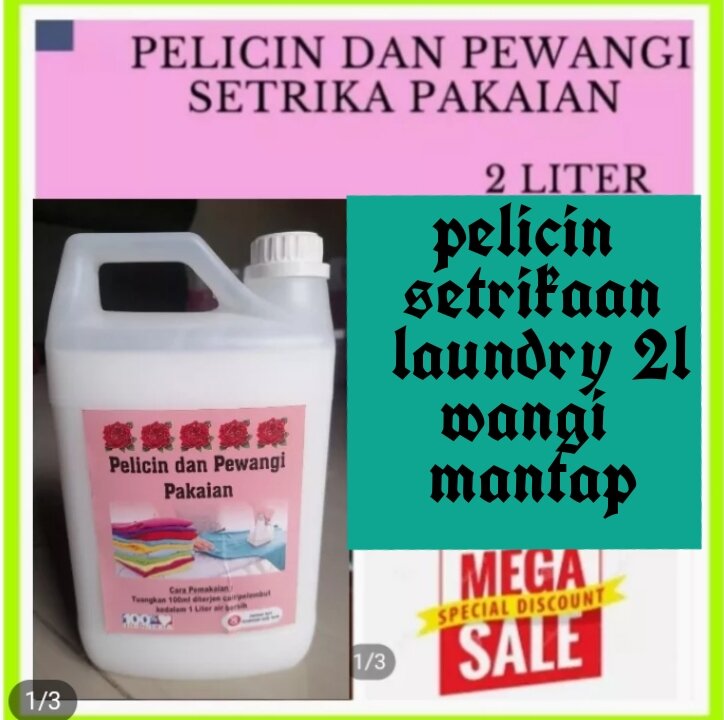 PELICIN PEWANGI SETRIKA PAKAIAN 2LITR AROMA AKASIA | Lazada Indonesia