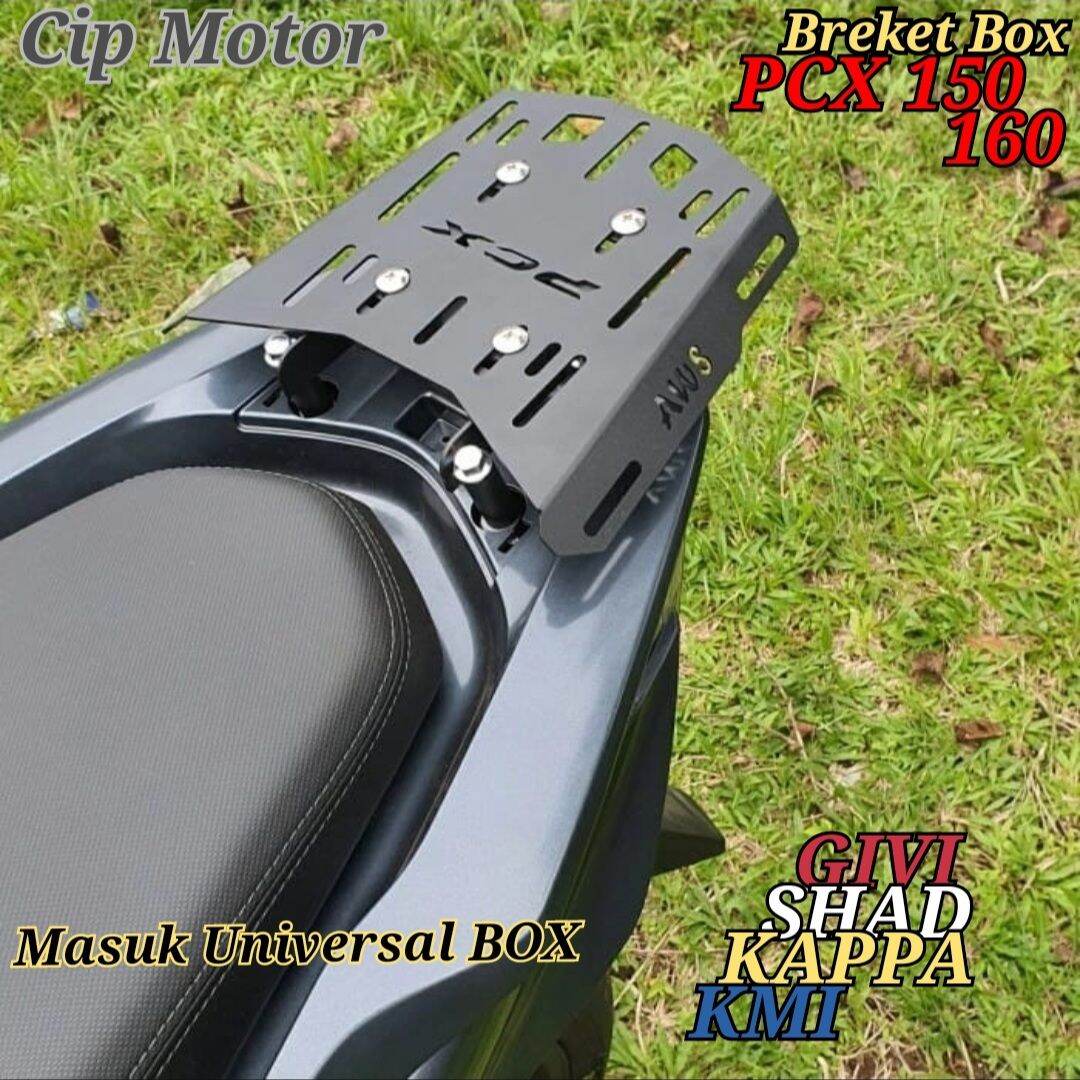 Breket box Honda PCX 160 new PCX 150 lokal untuk GIVI SHAD KAPPA KMI ...