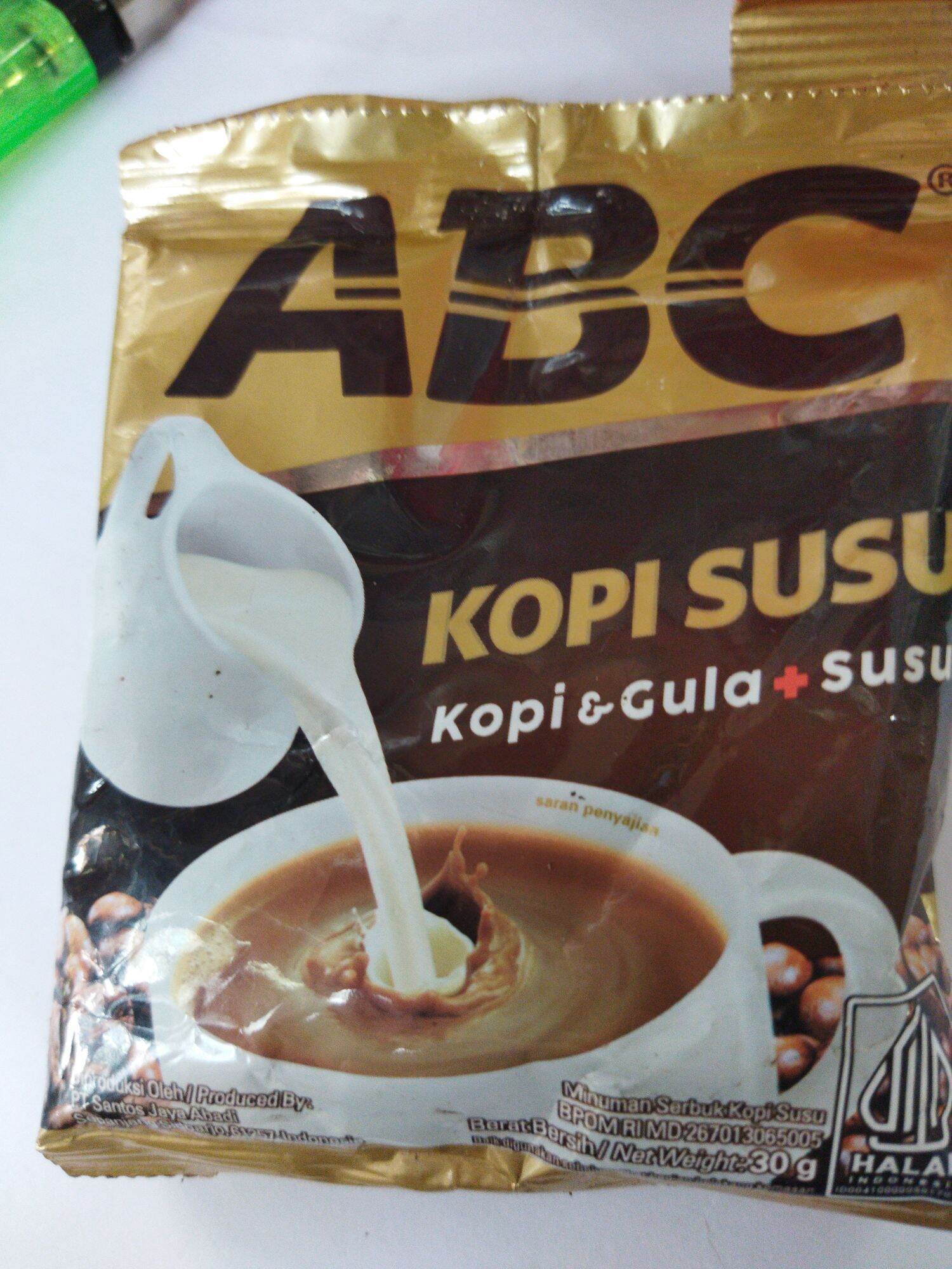 kopi abc kopi susu plus gula sachet 30g | Lazada Indonesia