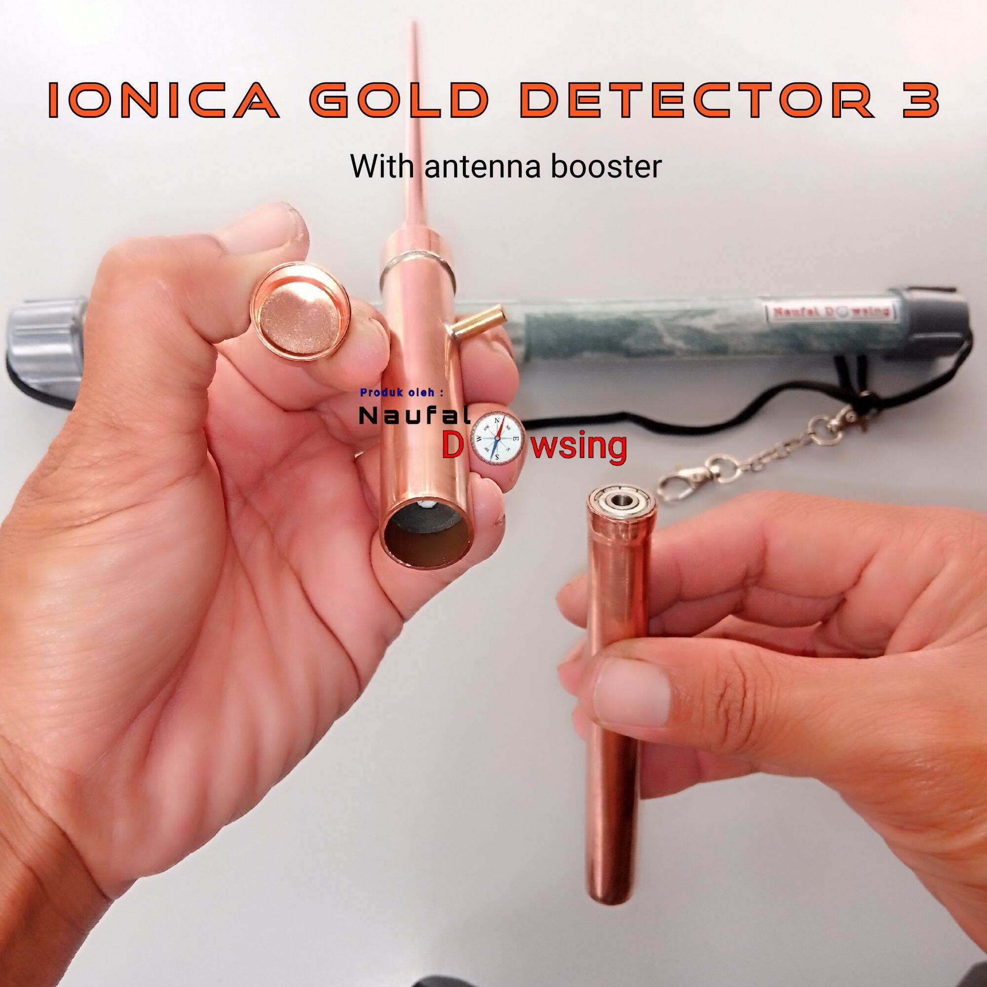 Ionica Gold Detector 3, metal detector, dowsing, l rods, pendeteksi ...