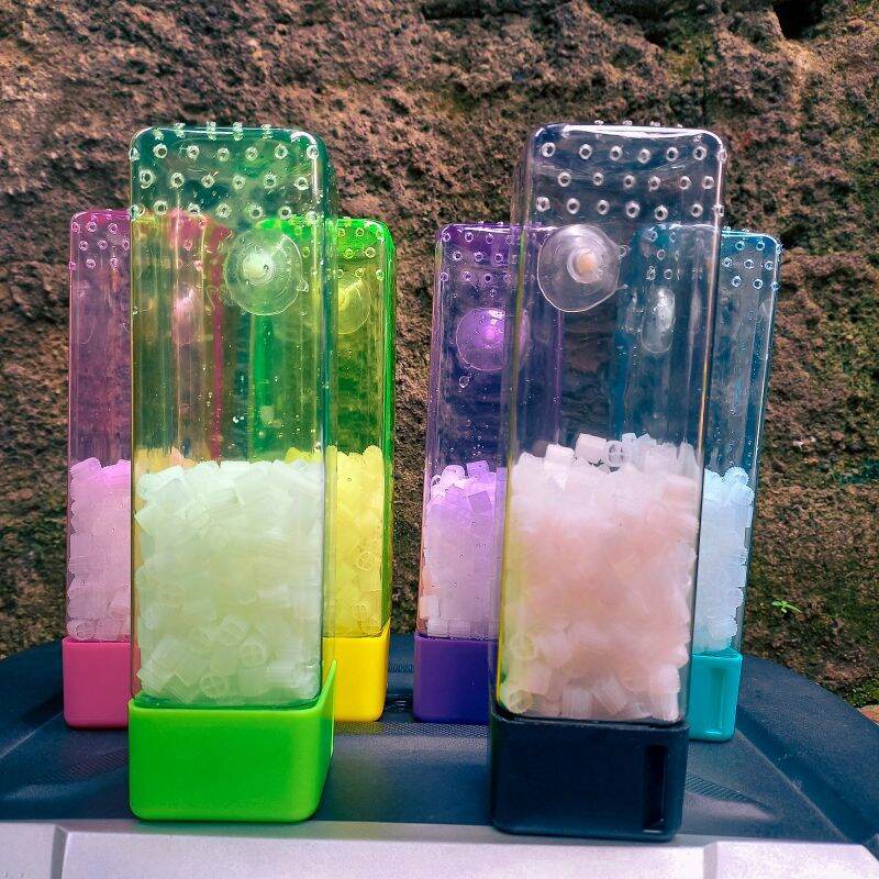 Botol DIY Moving Bed bio reaction Media Filter Aquarium Kaldness K1 ...