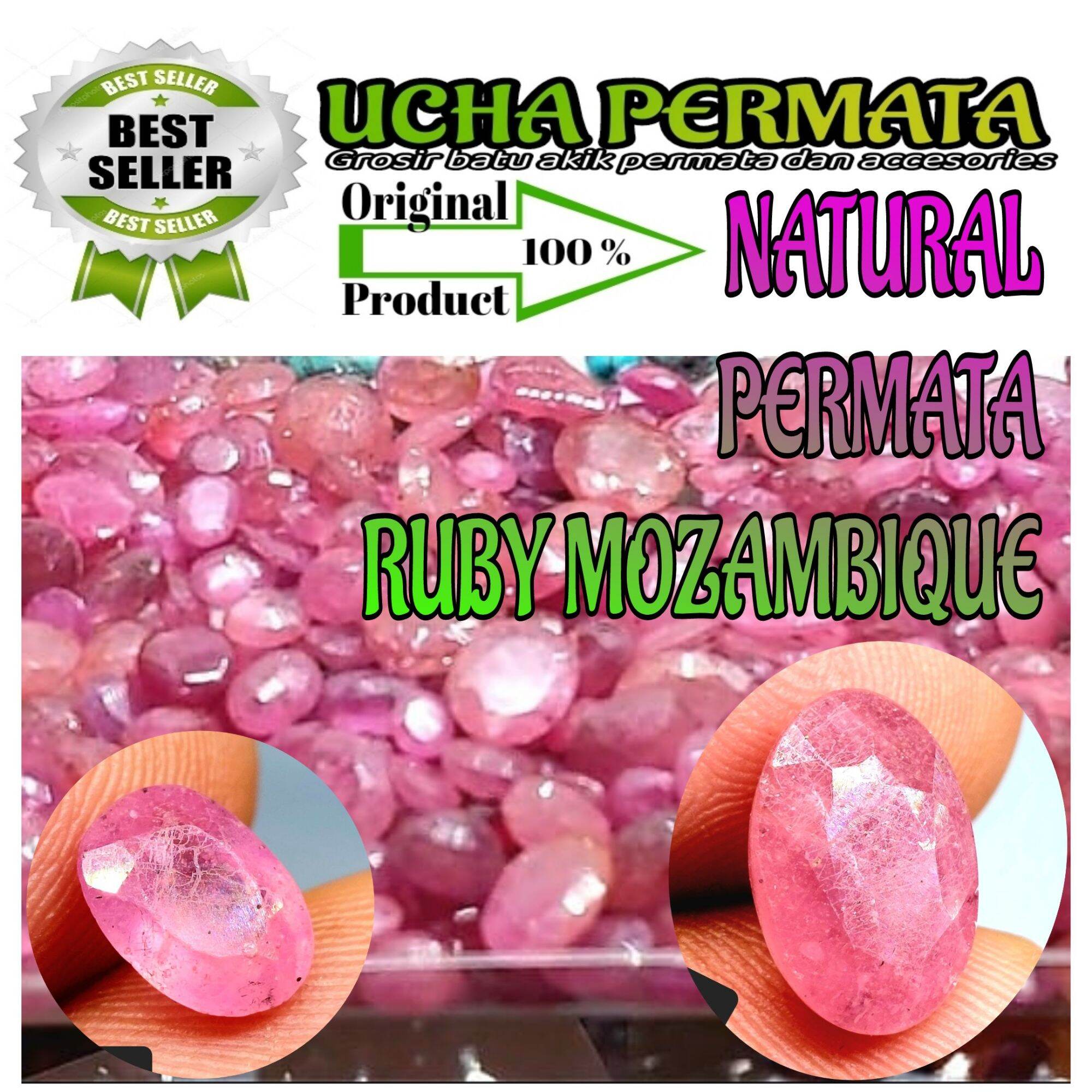 Natural batu permata ruby mozambique cutting murah | Lazada Indonesia