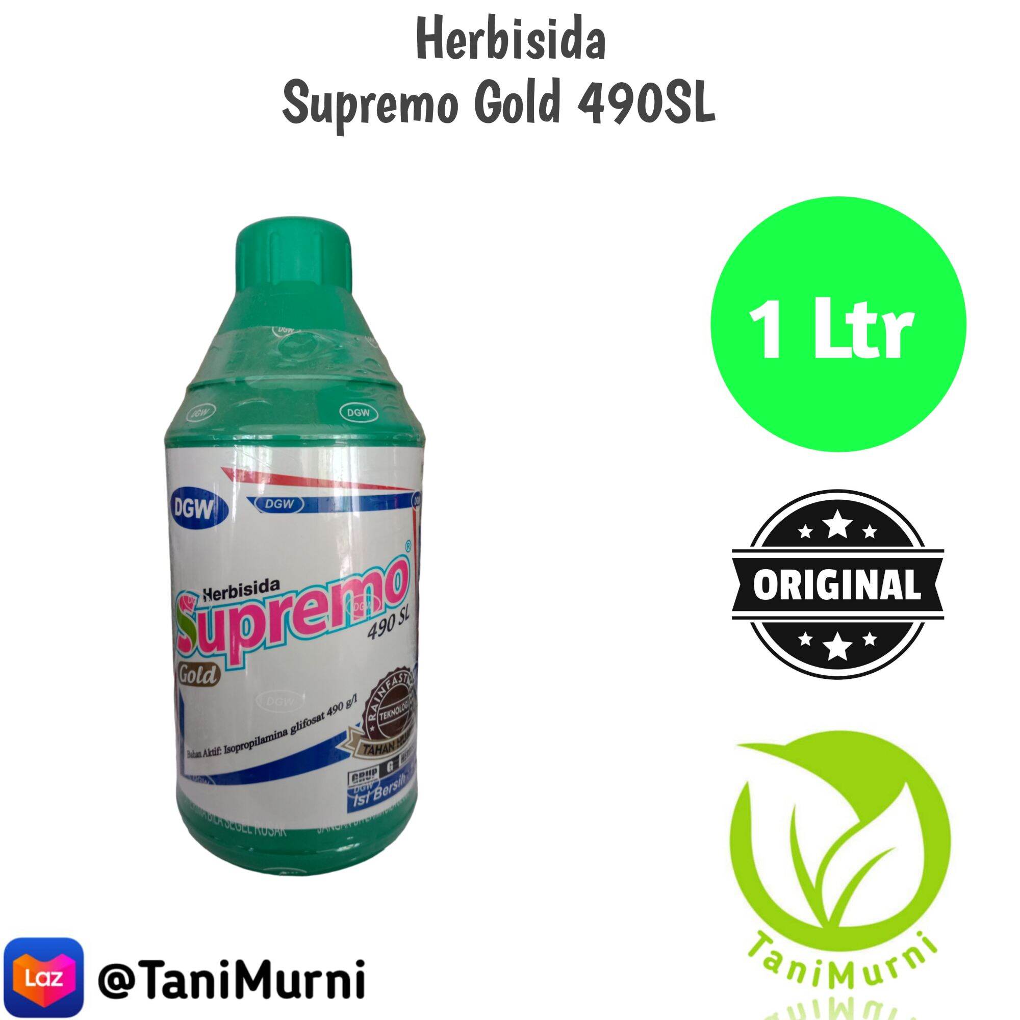 Herbisida Obat Racun Pembasmi Hama Gulma Rumput Supremo 1Liter 490SL ...