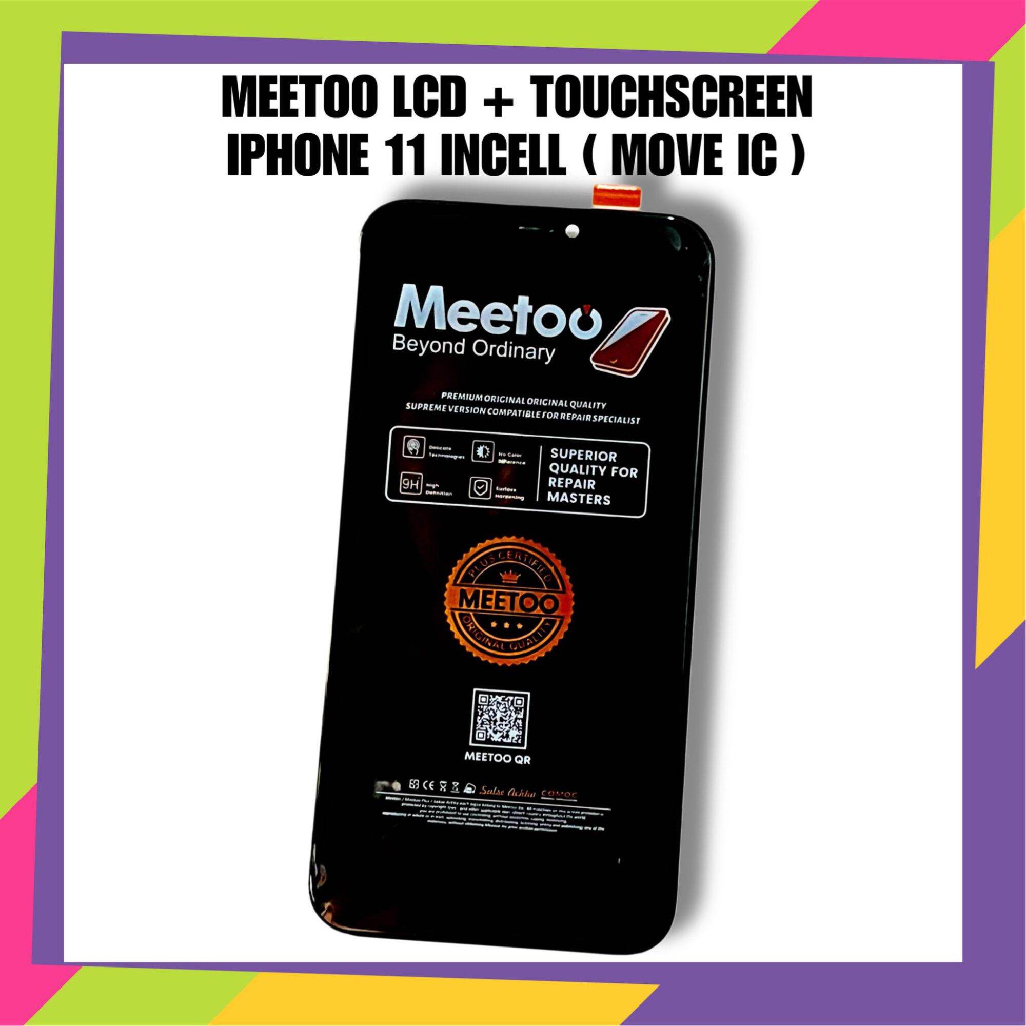 MEETOO LCD + TOUCHSCREEN COMPATIBLE FOR IPHONE 11 ( MOVE IC ) ORIGINAL ...