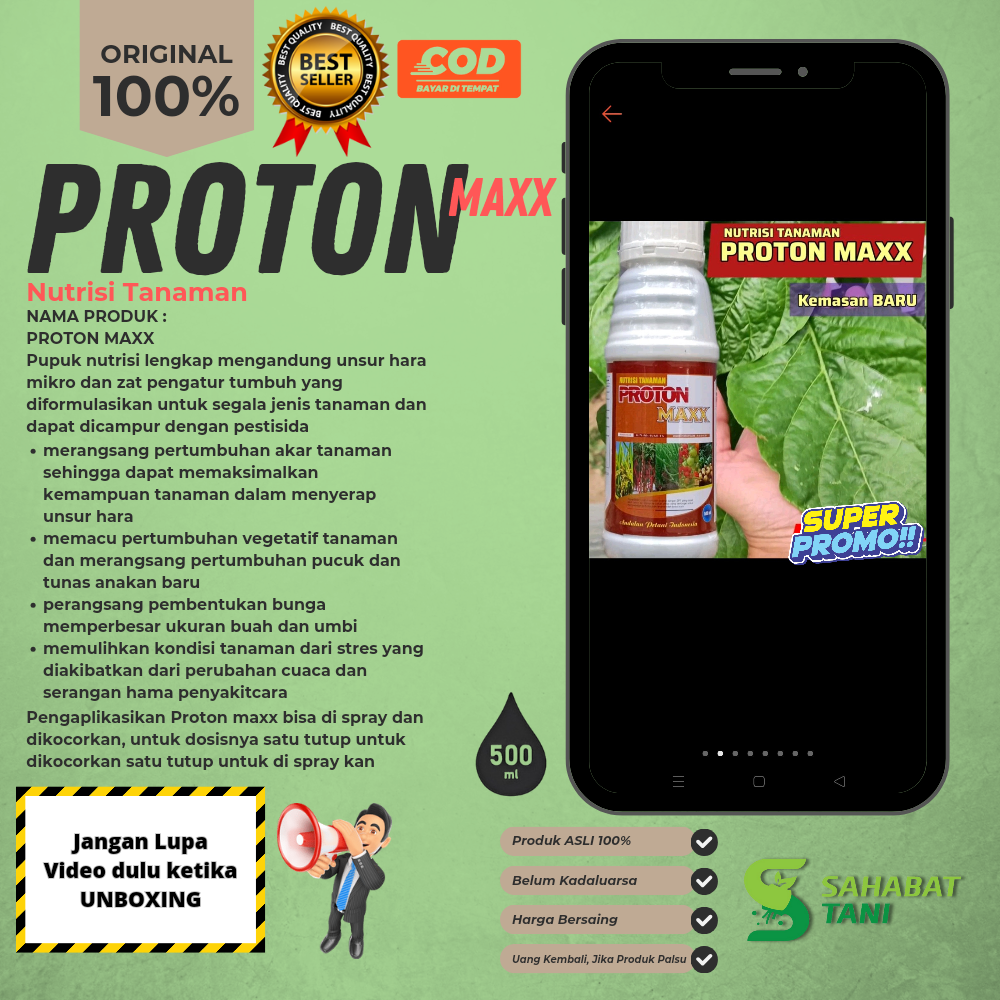 PROTON MAXX PUPUK PADA TANAMAN ORIGINAL 500ml | Lazada Indonesia