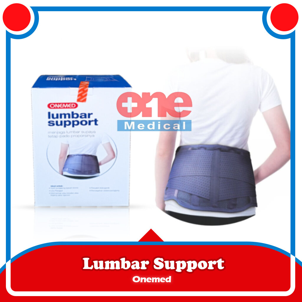 Lumbar Support Onemed | Korset Tulang Belakang | Lazada Indonesia
