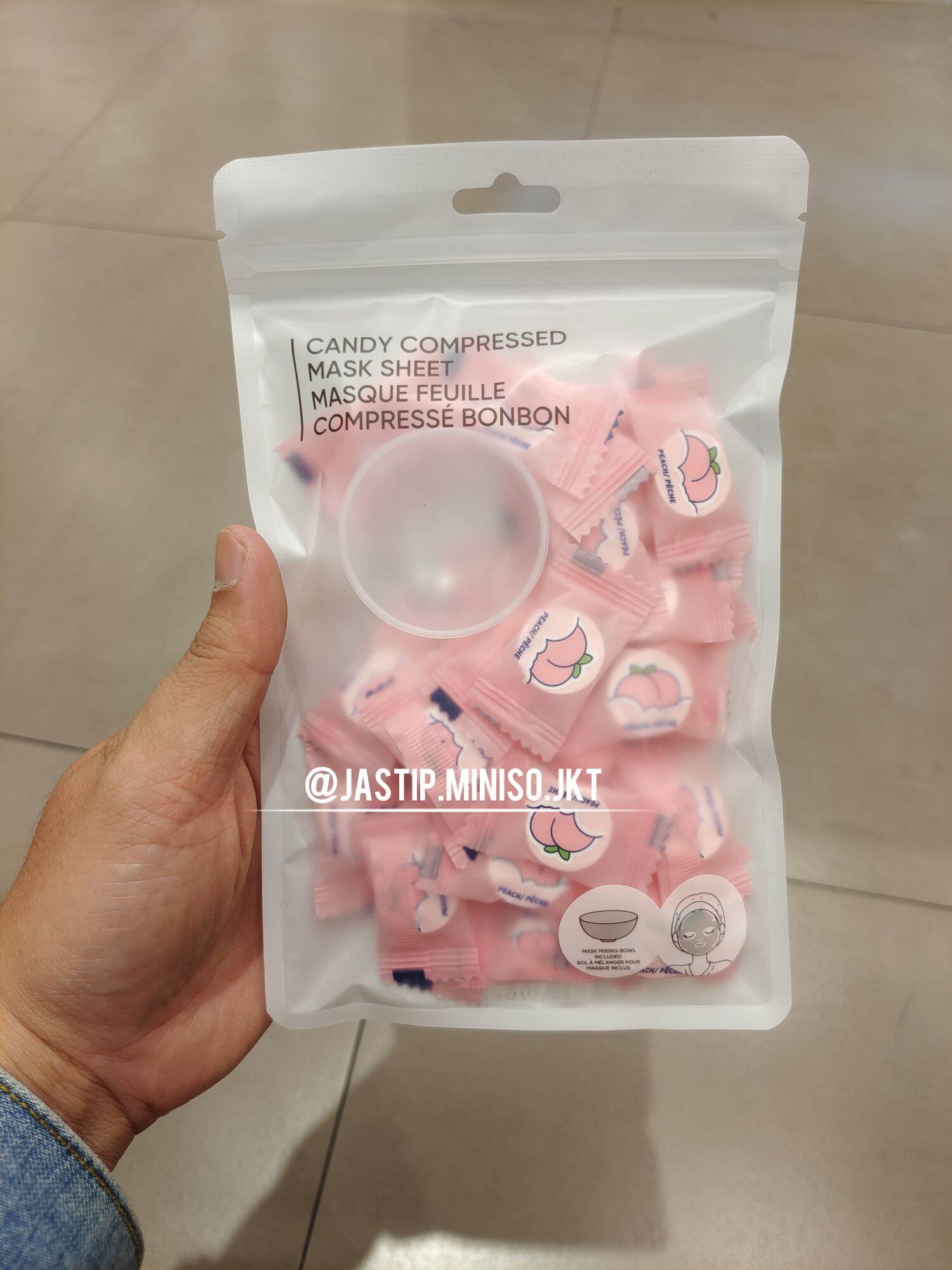 MINISO 🆕 Compressed Mask Sheet Candy (isi 35pcs) | Lazada Indonesia
