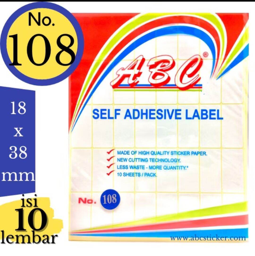 Stiker Label Harga ABC | Lazada Indonesia
