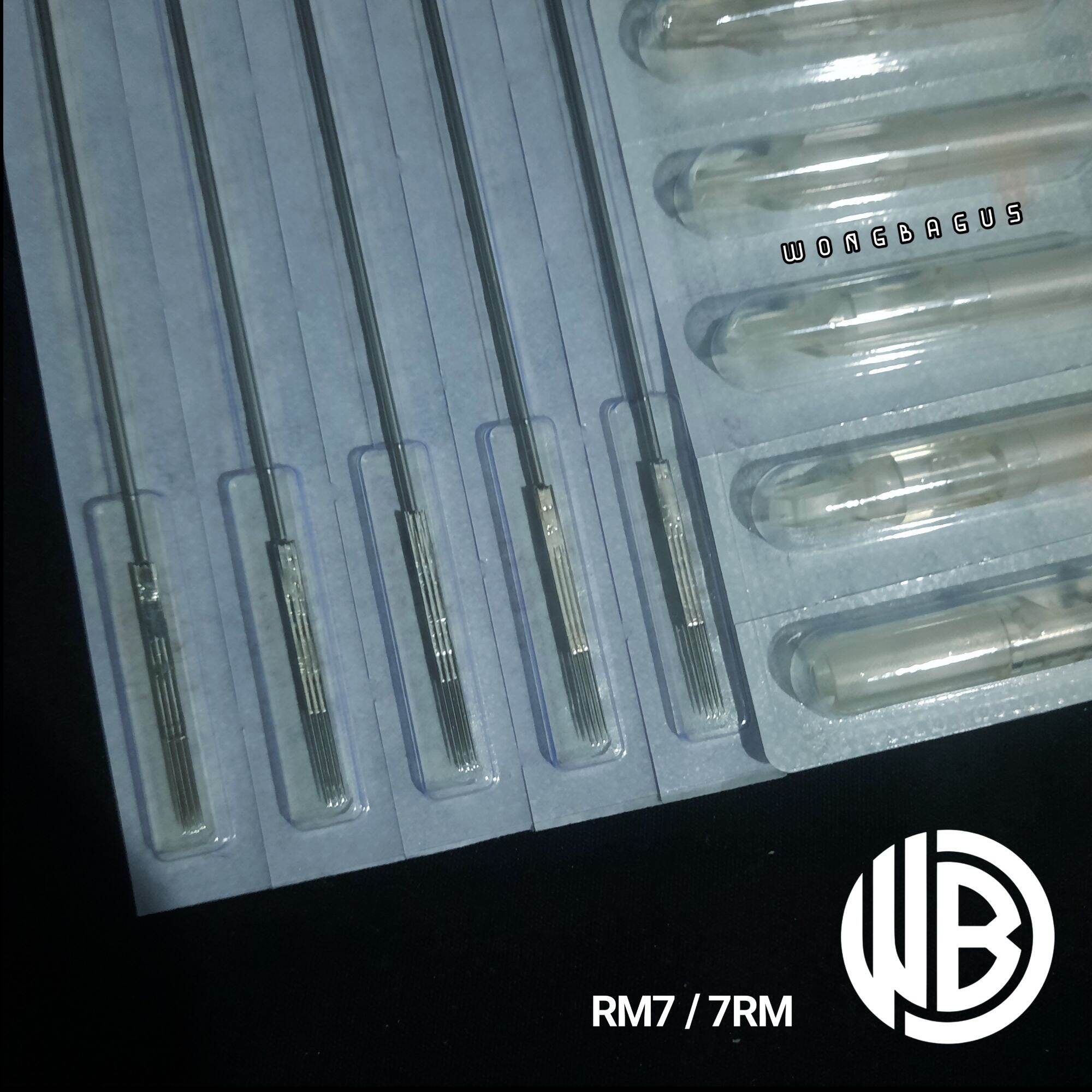 RM7 + FT7 / 7RM + 7FT (Sepasang Jarum & Disposable) - 1 Papan Jarum ...