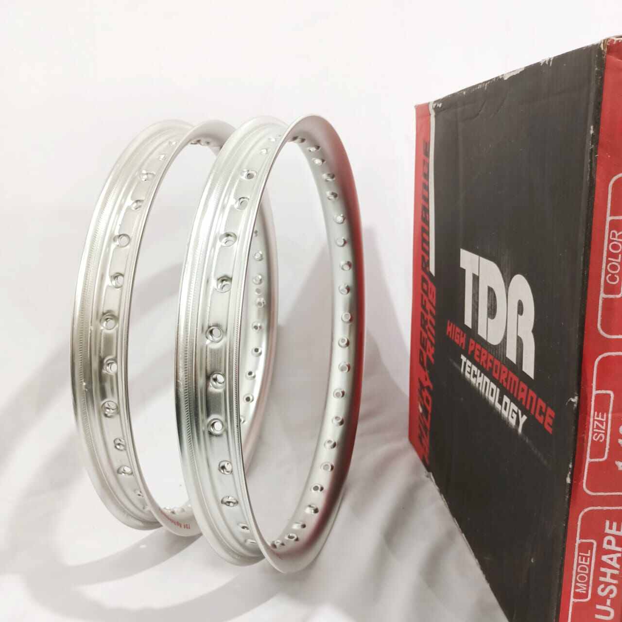 RODA BAN VELG TDR UKURAN 140-140 RING 17 WARNA SILVER MODEL U SHAPE ...