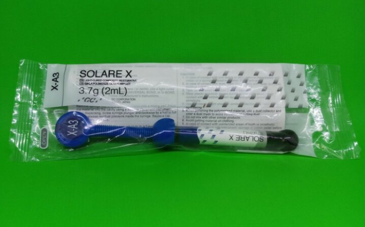 COMPOSITE SOLARE X A3 // tambalan gigi solare A3 // lem behel kuat ...