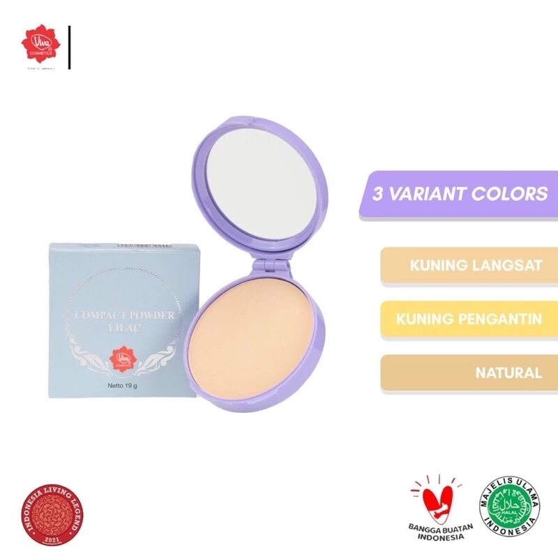 Viva Compact Powder Lilac - 19gr | Lazada Indonesia