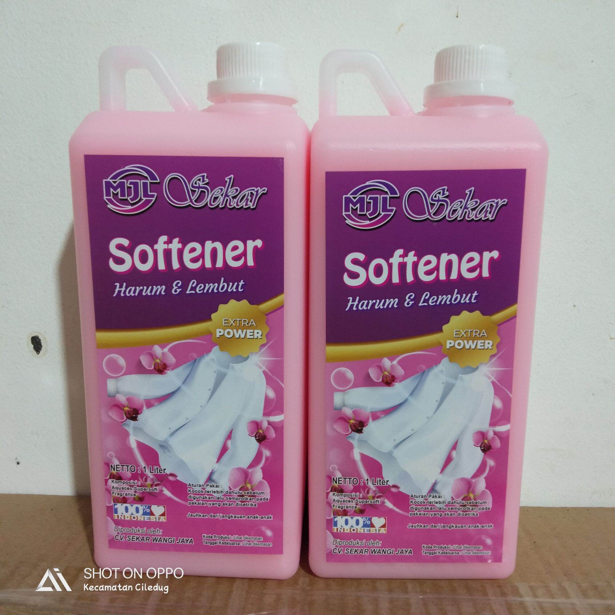 Softener Pelembut pewangi Pakaian laundry Pink 5 liter Murah , Softener Pakaian Laundry , BPOM ...