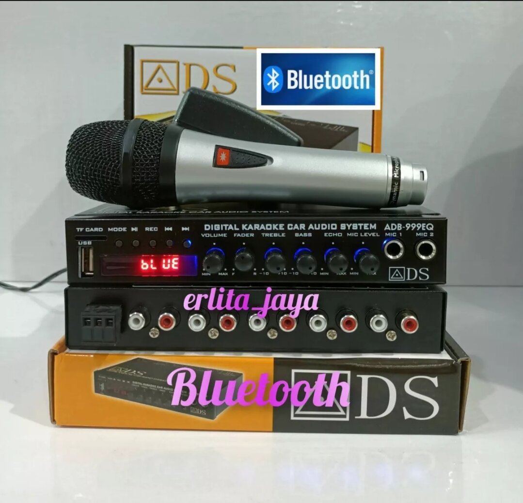 Parametrik equalizer DB QUAT DBB-999EQ BLUETOOTH bonus Adaptor dan Mic ...