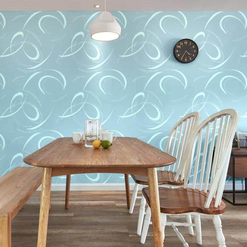 wallpaper stiker motif angin dasar biru telor asin uk 10mx45cm | Lazada ...