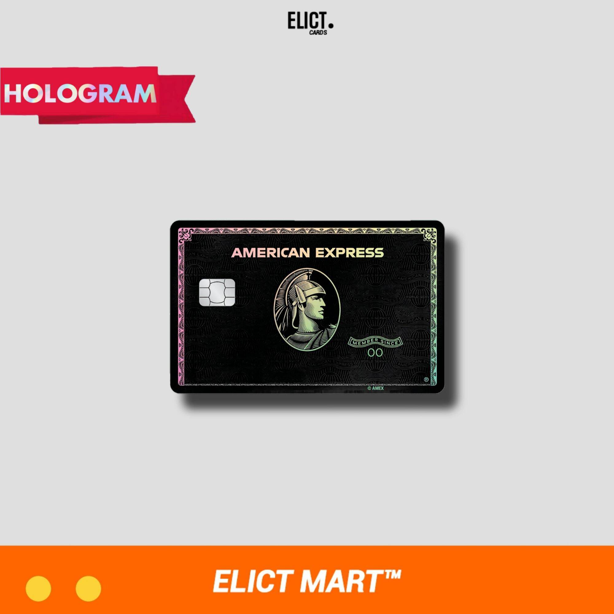 Black Card American Express Special Hologram | Skin/Stiker Kartu ATM ...