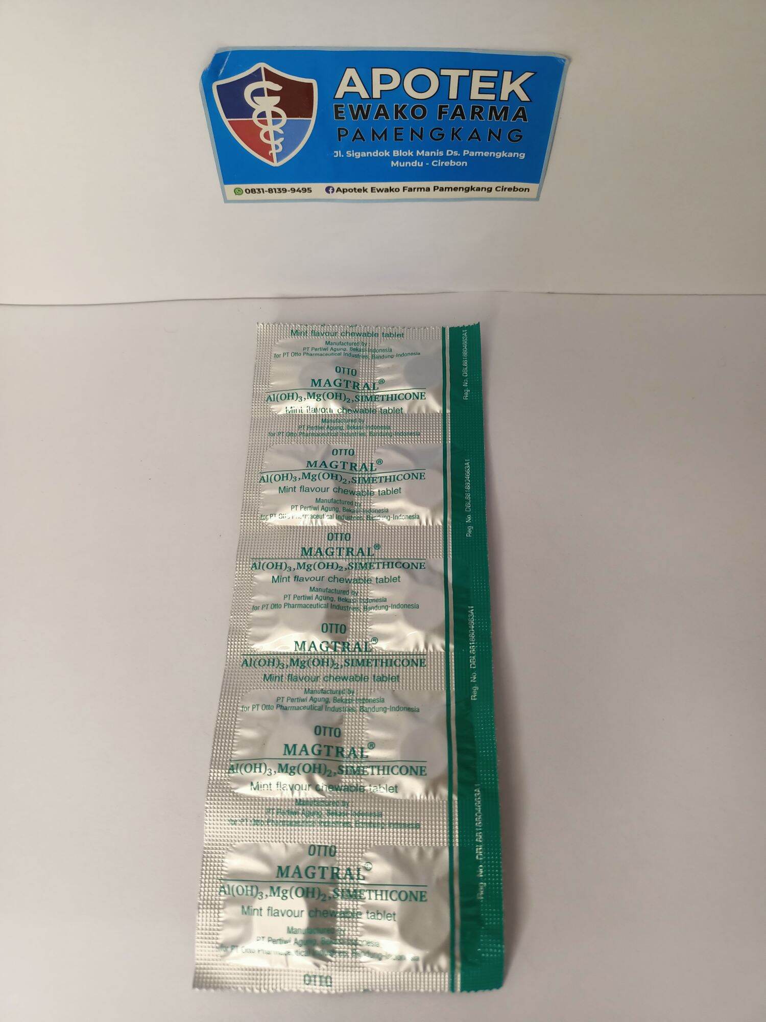 (OBAT MAAG) MAGTRAL MINT (10 TABLET) | Lazada Indonesia