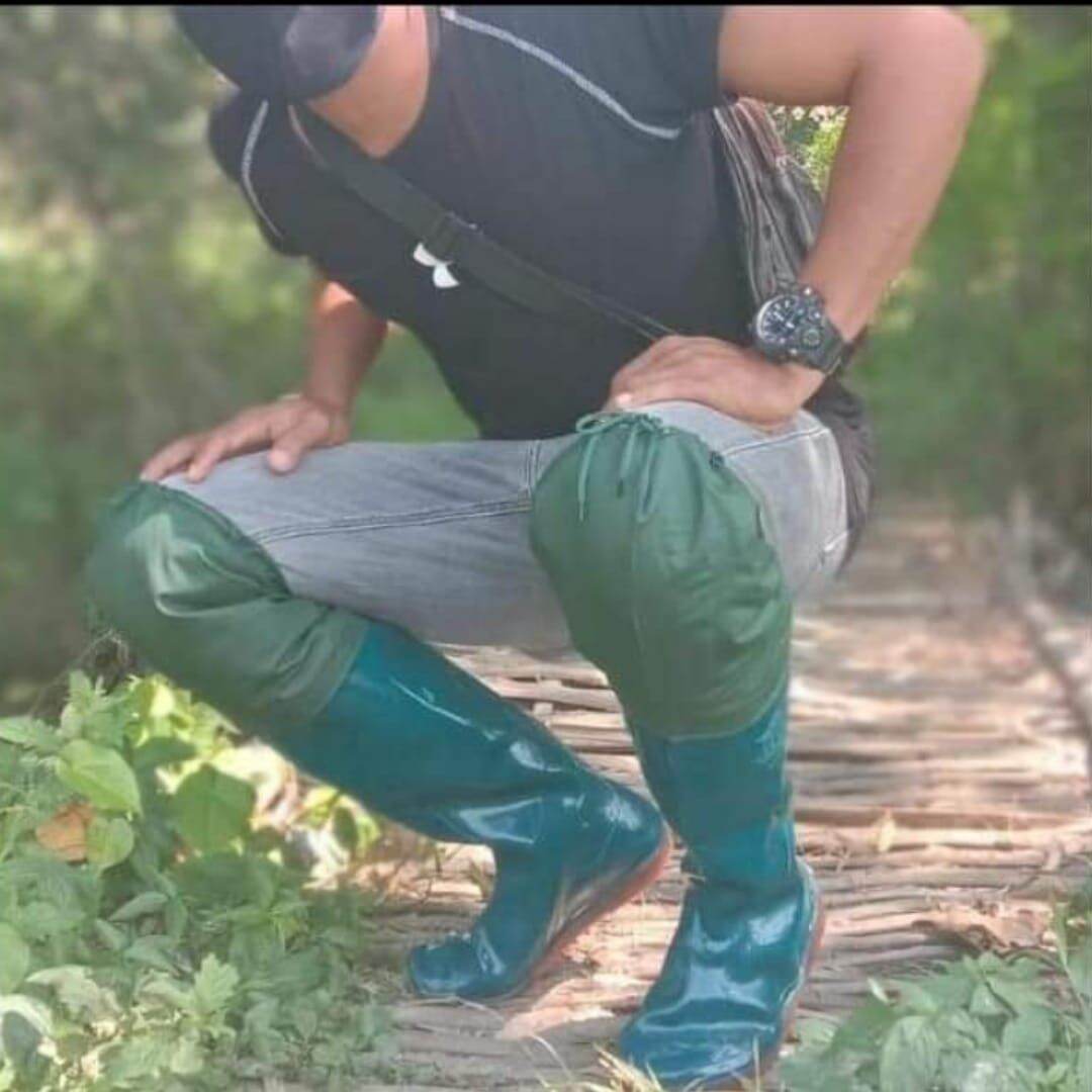 Sepatu Boots Tani Karet Lentur Original | Lazada Indonesia