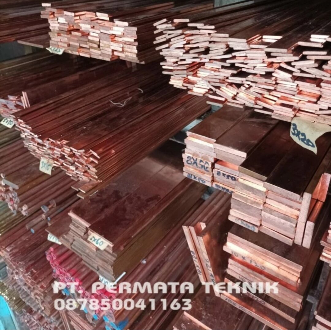 Plat Strip Tembaga Busbar 10mm x 40mm x 100mm copper plate | Lazada ...