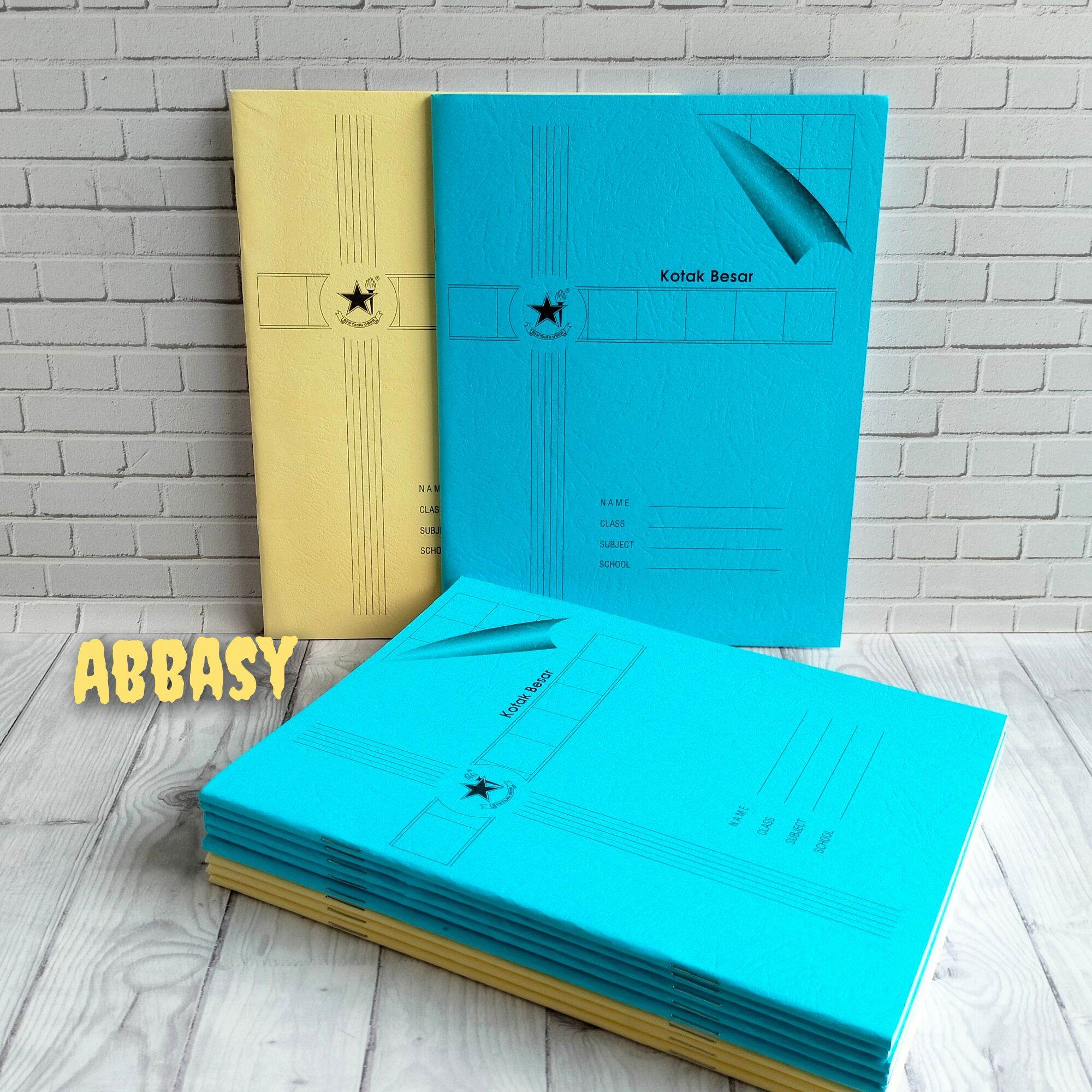 Buku Tulis Bintang Obor Kotak Besar 38 lembar ( isi 10 buku ) | Lazada ...