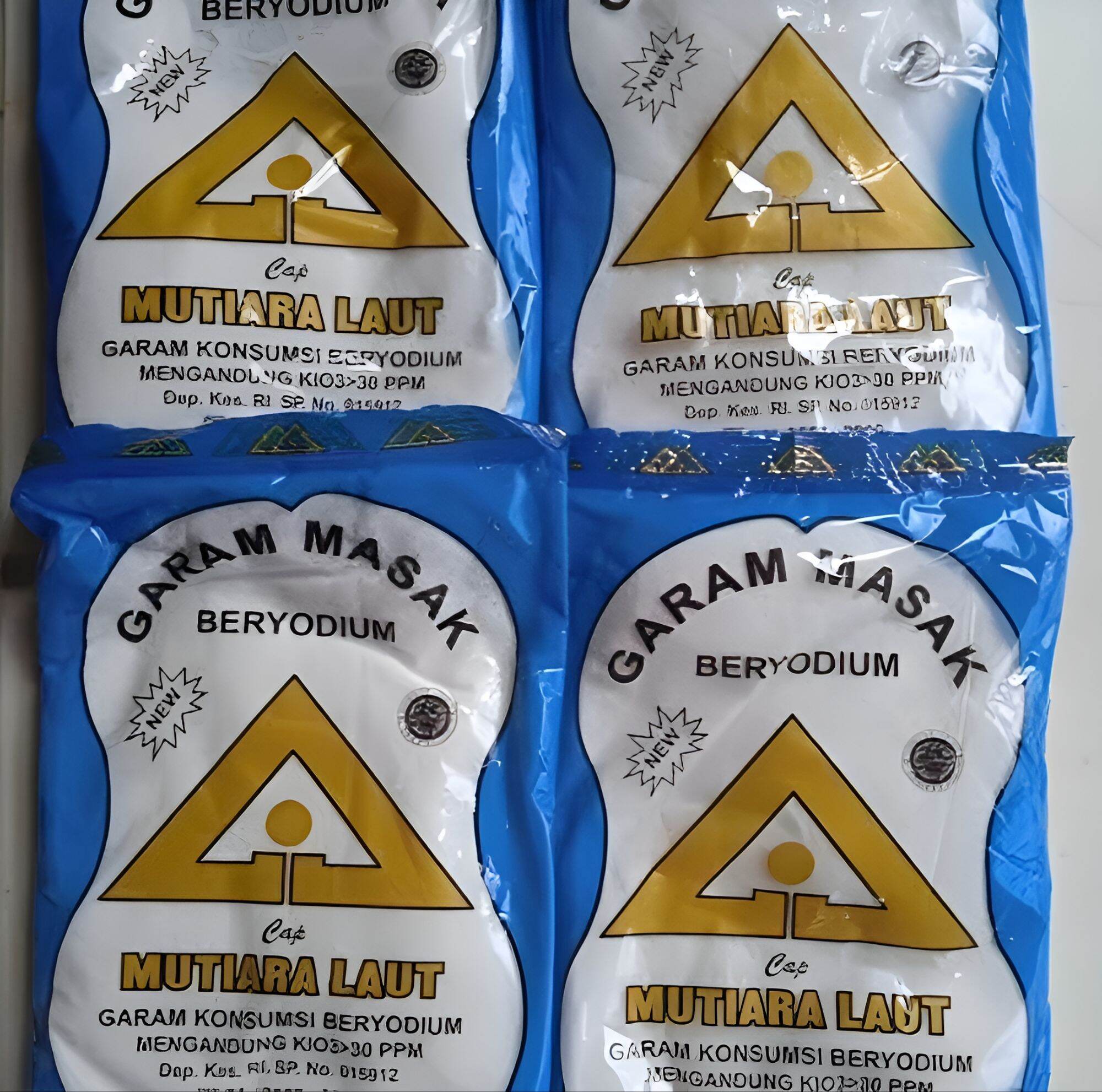 garam masak halus beryodium cap mutiara laut (100gram) | Lazada Indonesia