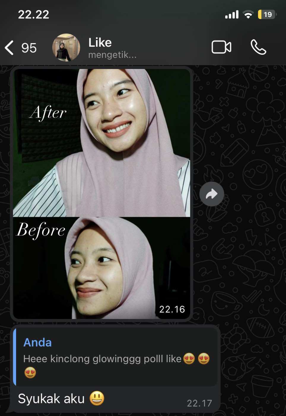 COLISTA PAKET HEMAT EXTRA GLOW DOSTING (day cream & night cream ...