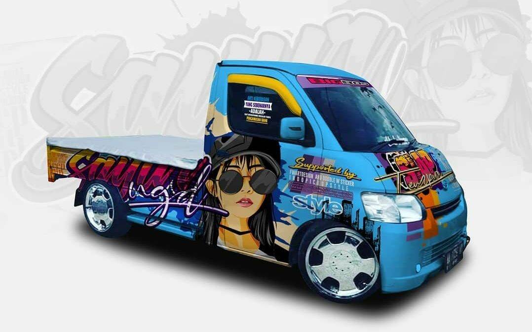 dekal mobil granmax pickup stiker full body keren | Lazada Indonesia