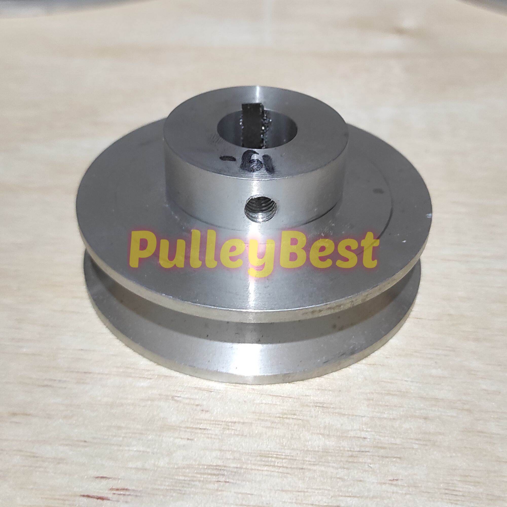 Pulley pully 3 inch as 19 mm poly pully alumunium | Lazada Indonesia