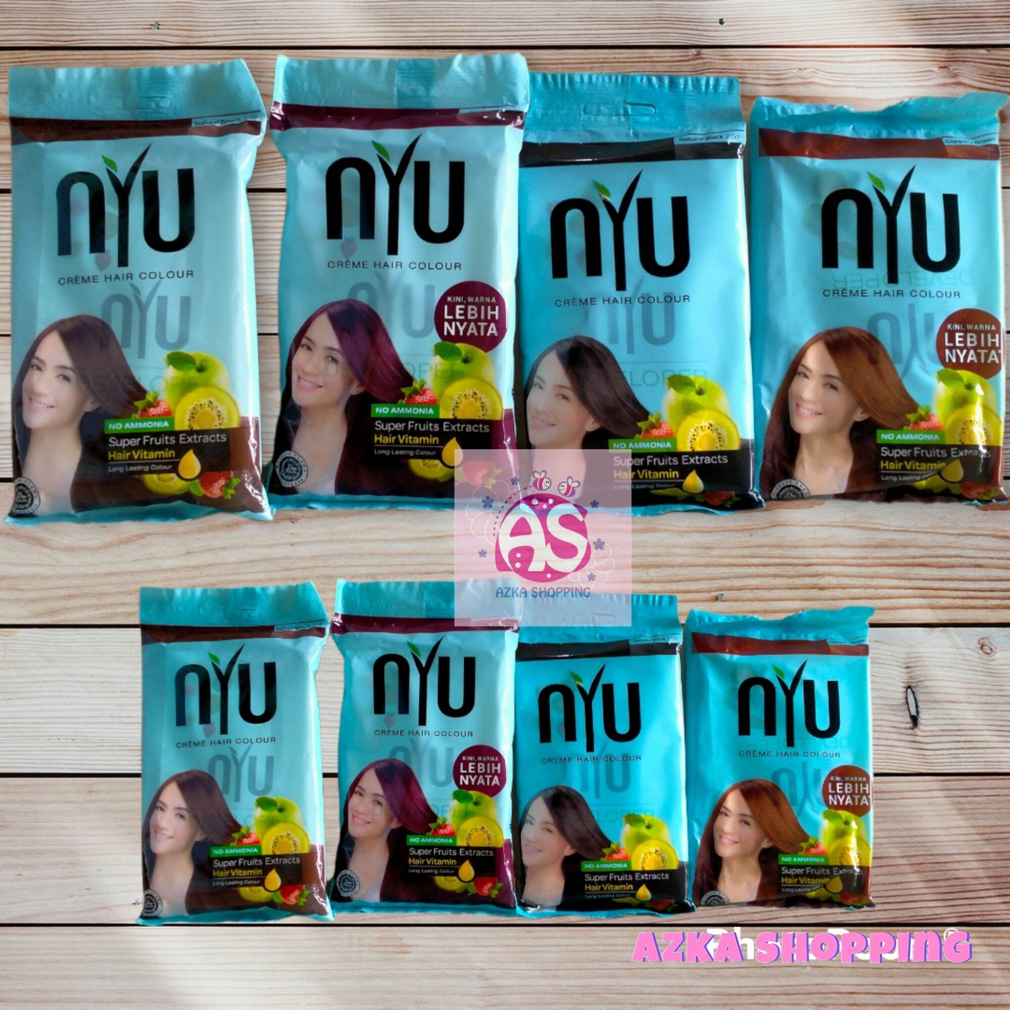 NYU creme hair colour sachet | Lazada Indonesia