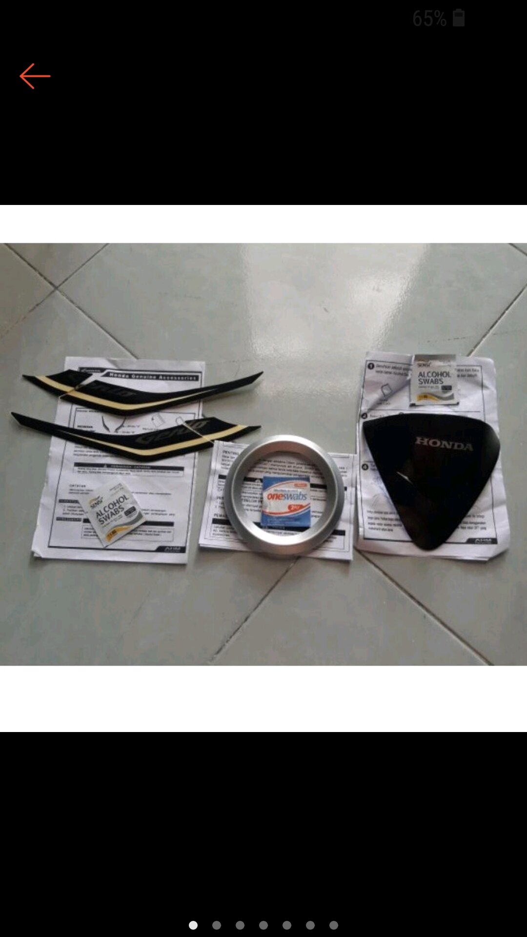 Paket Visor,Panel Spidometer,Stiker Winker Body Sein Depan Original ...
