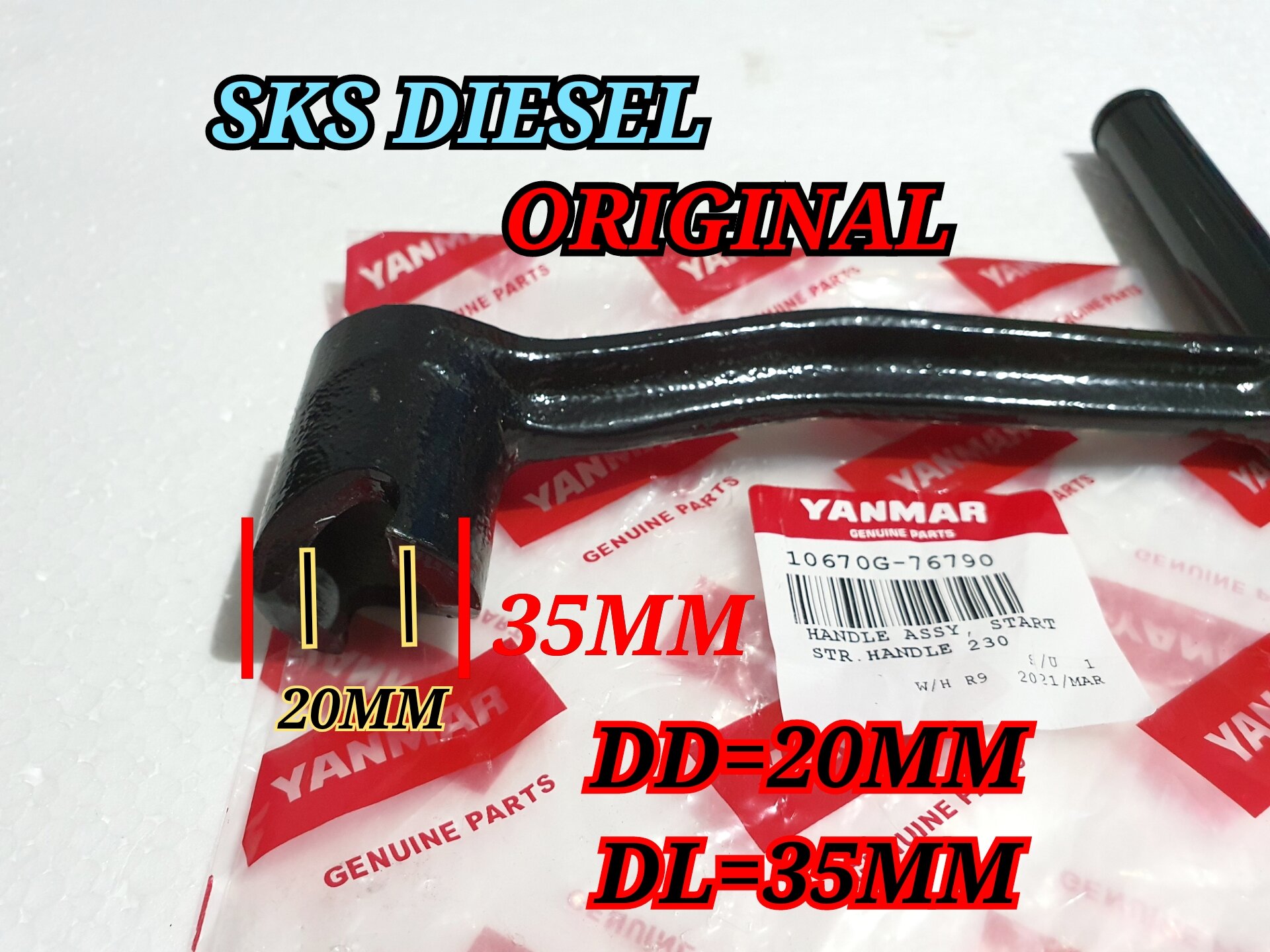 TS190 TS230 HANDEL ASSY GAGANG ENGKOL MESIN DIESEL YANMAR ORIGINAL ...