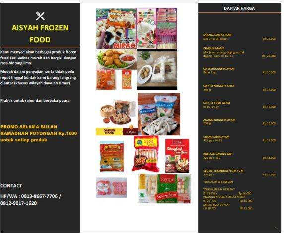 D'royal frozen foods Toko resmi di Indonesia, Online Shop 05 2025