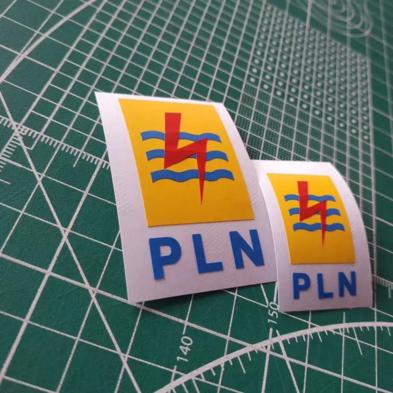 stiker cutting logo timbul pln | Lazada Indonesia