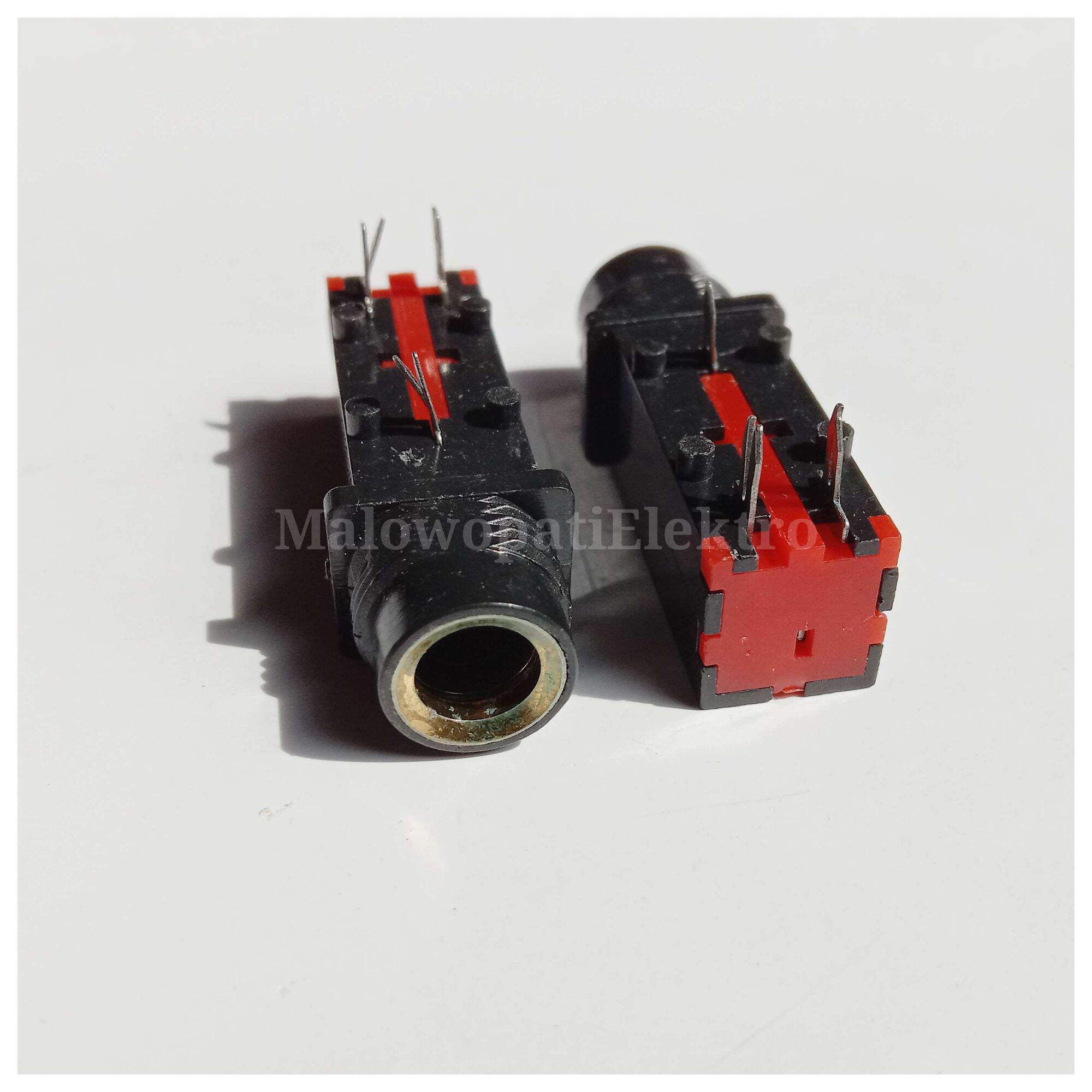 Socket Mic Ring Gold 3 pin Mono Akai 6.5mm Lubang Microphone Speaker ...