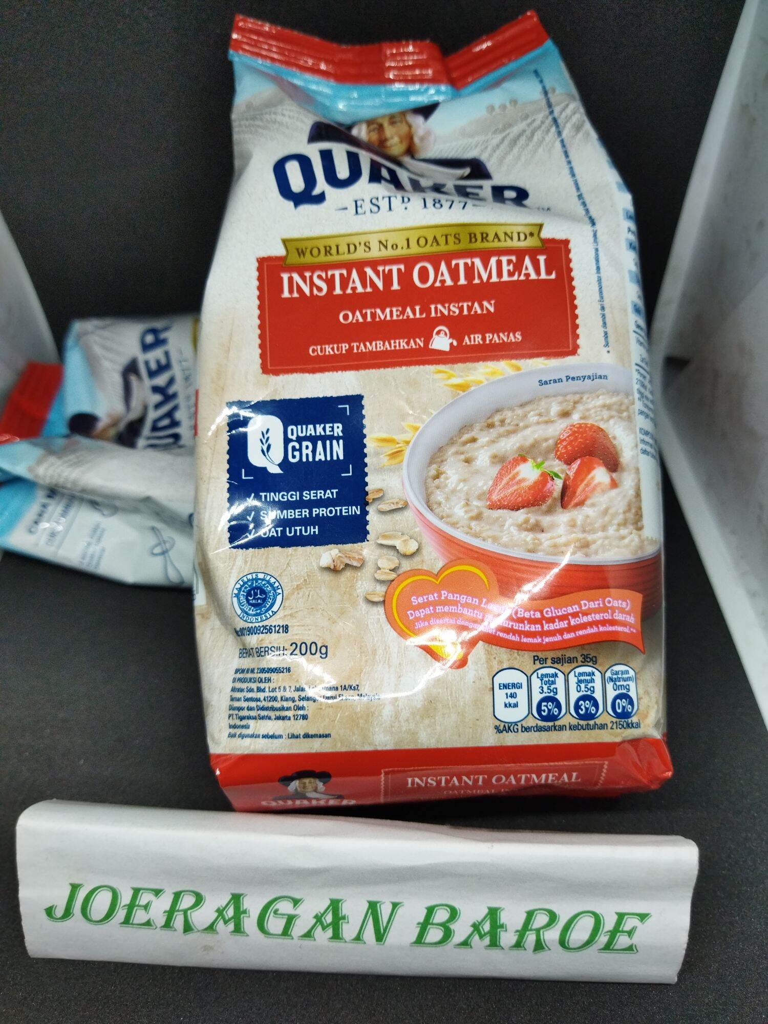 Quaker Oat instant oatmeal 200 gram | Lazada Indonesia