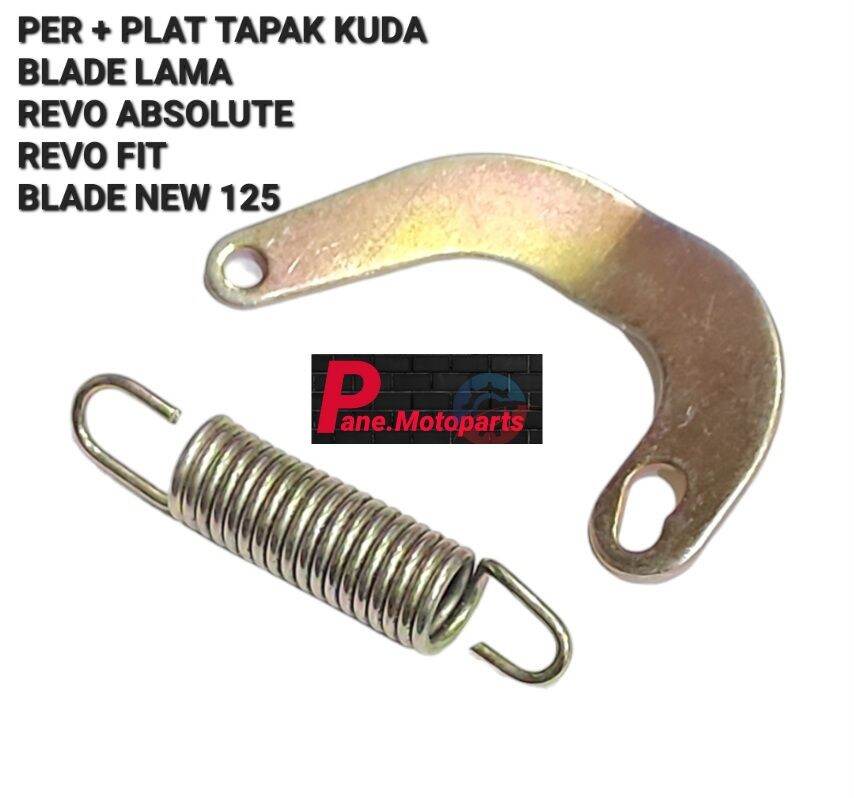 PLAT TAPAK TAPAL KUDA PLUS PER STANDAR 2 TENGAH BLADE 110 REVO ABSOLUTE ...