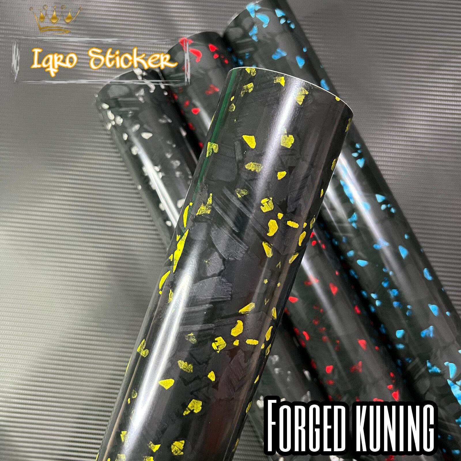 Sticker scotlite carbon forged terbaru kualitas premium lebar 50 cm ...