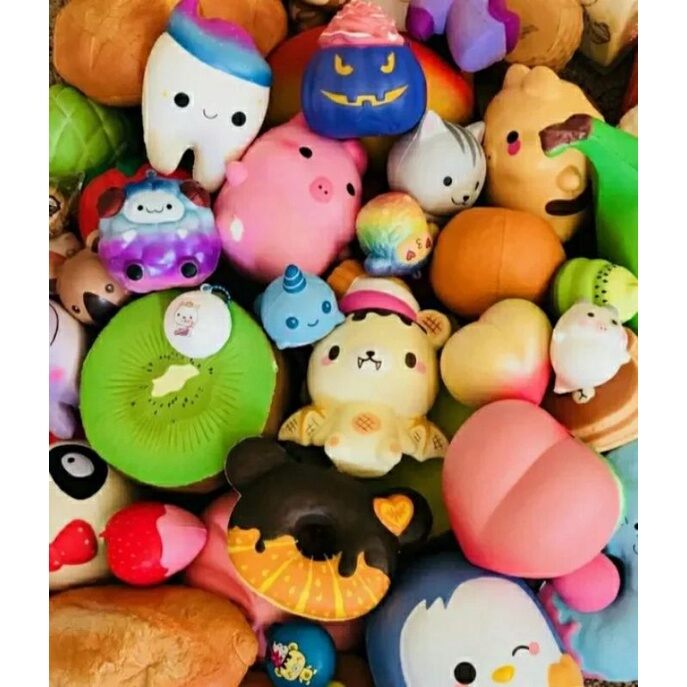 Obral Squishy Murah Squishy Lucu Squishy Donat Squishy Buah Squishy Jumbo Squishy Mini Squishy